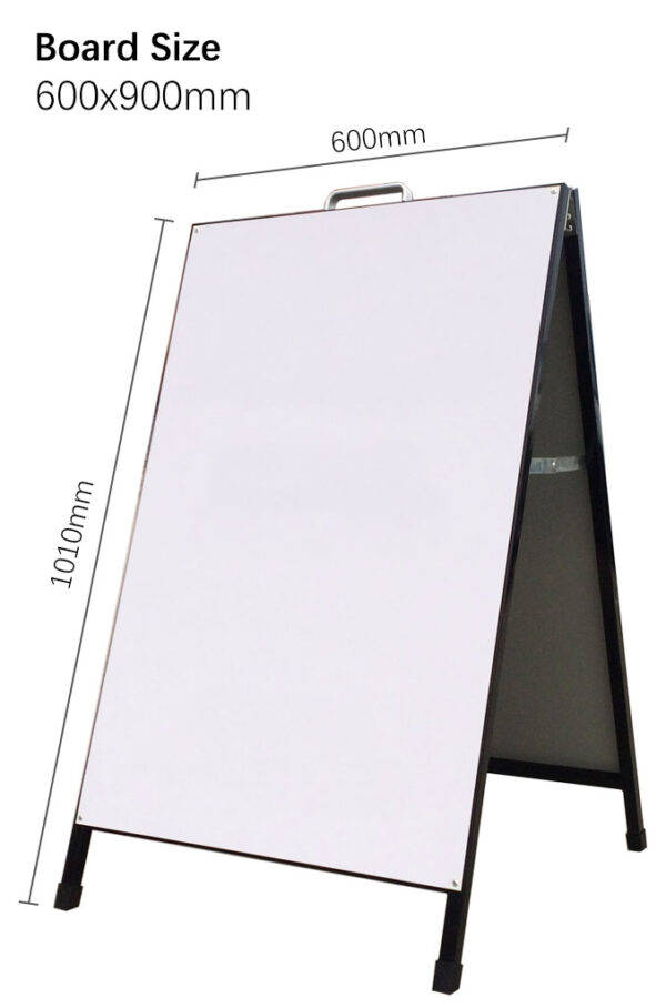 Double Sided Steel A Frame / A Board with Printing 600x900mm – SDS