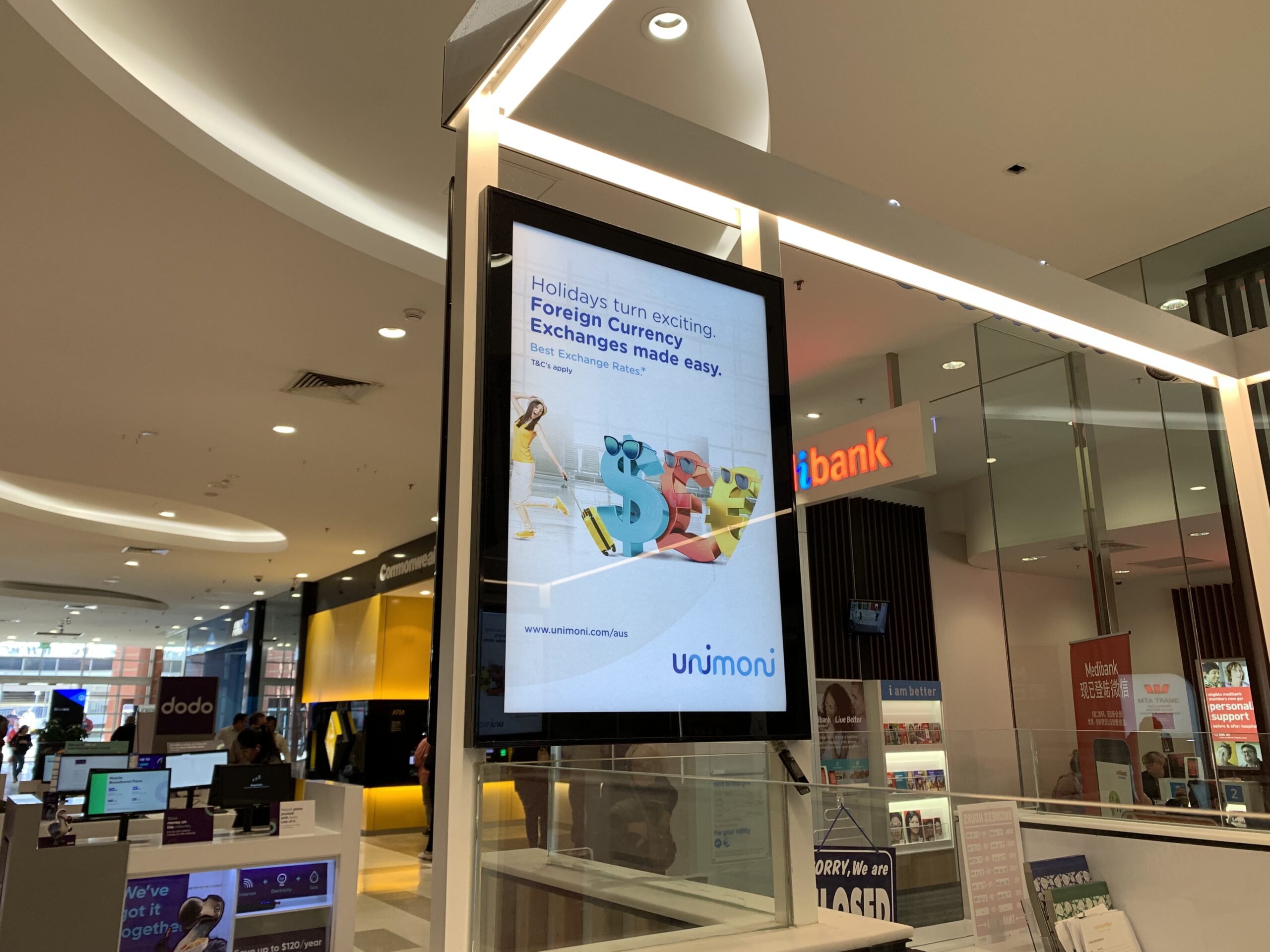 A1 Black 16.6mm Ultra Slim Aluminium Magnetic LED Light Box/LED Display ...