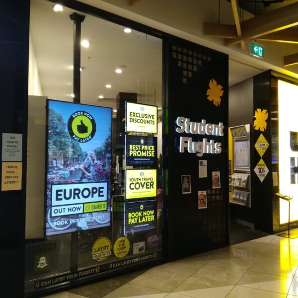 A1 Black 16.6mm Ultra Slim Aluminium Magnetic LED Light Box/LED Display ...